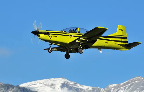 Trainer aircraft, Pilatus PC-9 — Stock Photo © mountainpix #59859461
