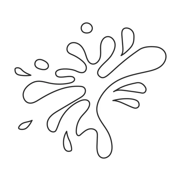 Water Splash Clipart Outline