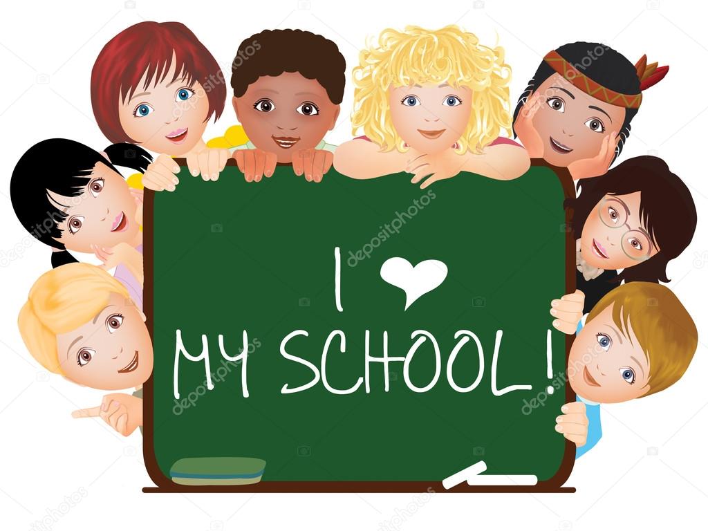 I love my school Stock Illustration by ©artecke #16761367