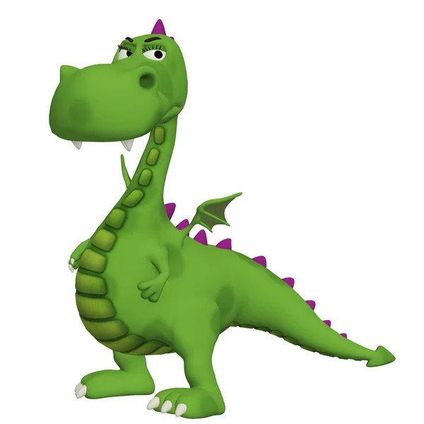 Scared Dragon Cartoon — Stock Photo © Chastity #8956365