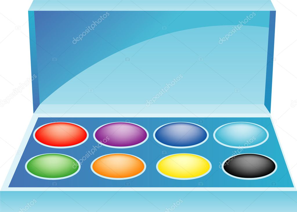 Paint box Stock Vector Image by ©ashusha #13979727