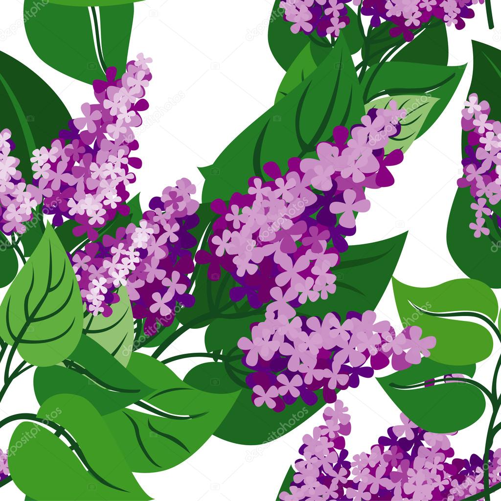 Lilac seamless Stock Vector Image by ©ashusha #14079054