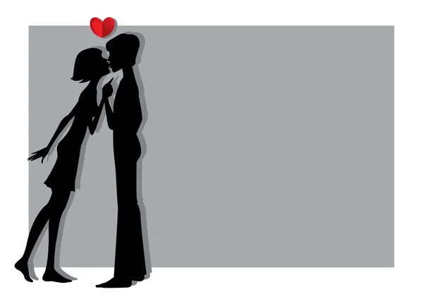 Kissing couple Vector Art Stock Images | Depositphotos