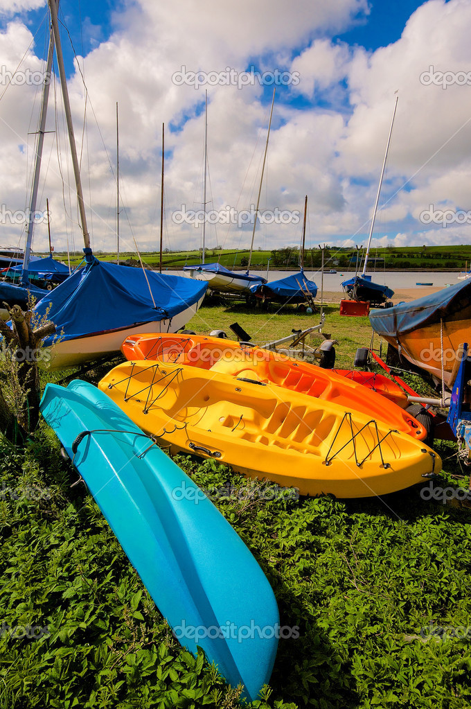 Three Ocean Kayaks — Stock Photo © russellwatkins #27370207