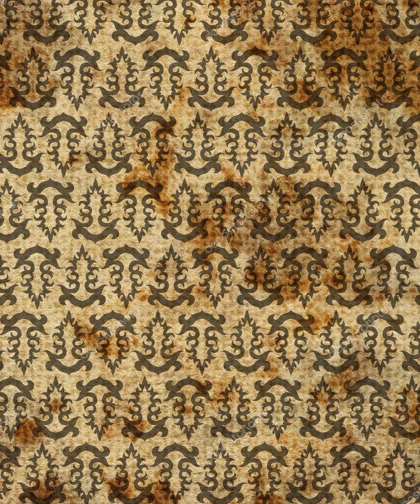 Retro wallpaper with pattern Stock Photo by ©AnnPainter 34079075