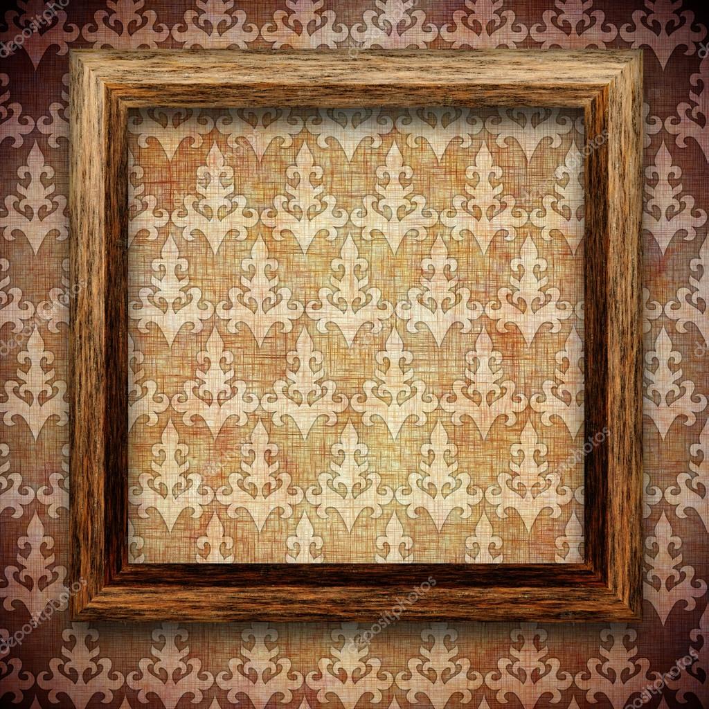 Vintage frame on wall Stock Photo by ©AnnPainter 34079933