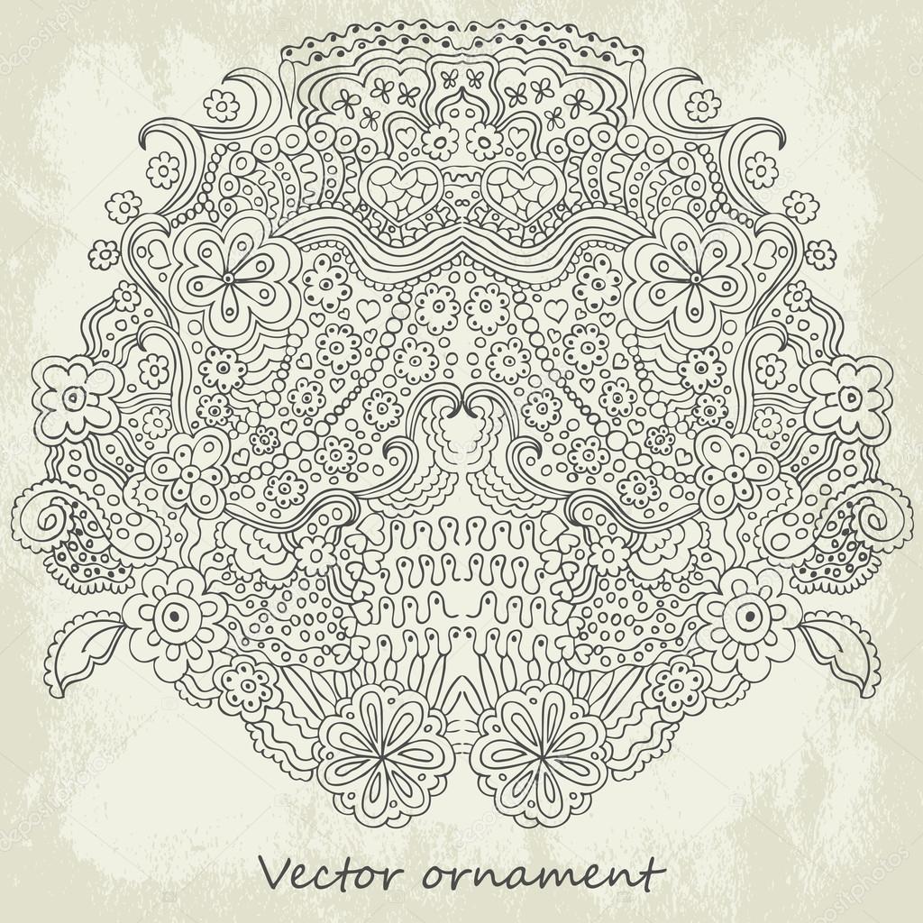 Ornamental vector background Stock Vector by ©AnnPainter 34144803