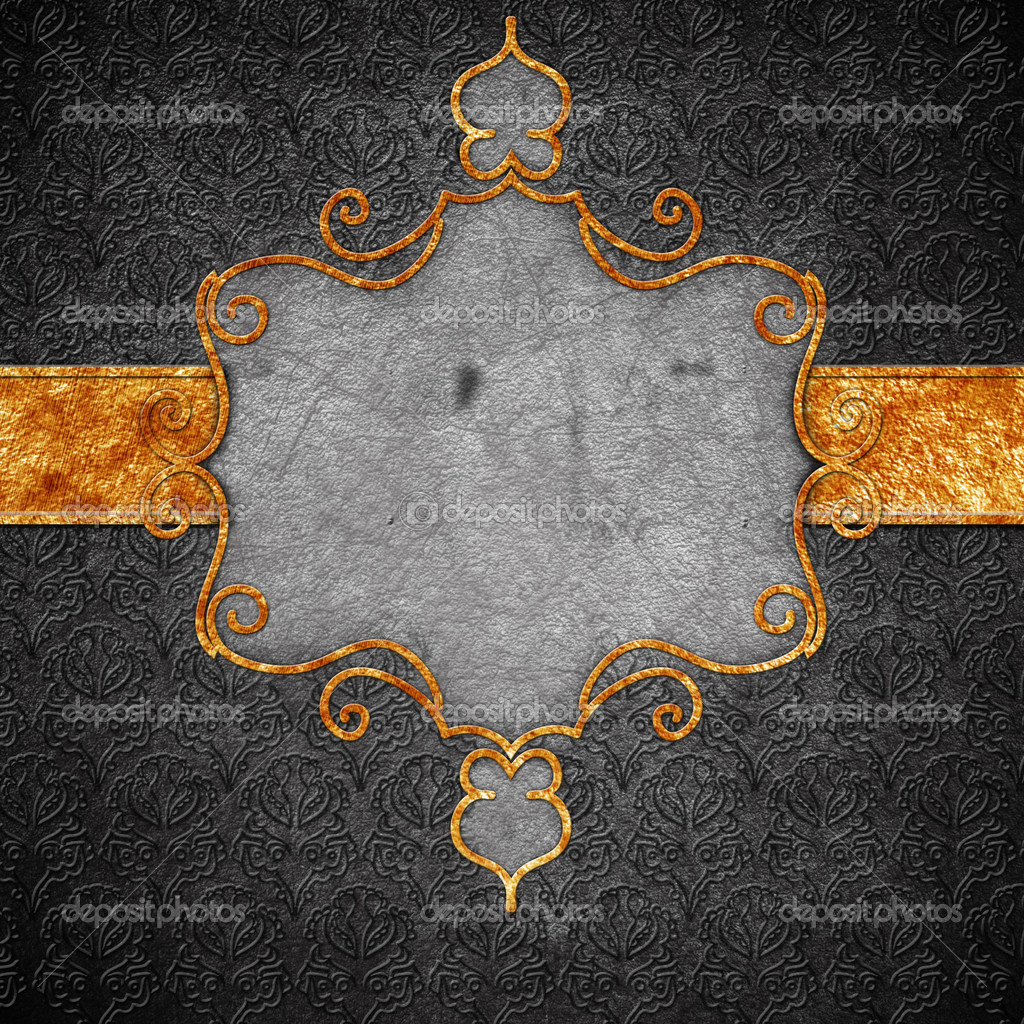 Vintage frame design(invitation card template) Stock Photo by ...