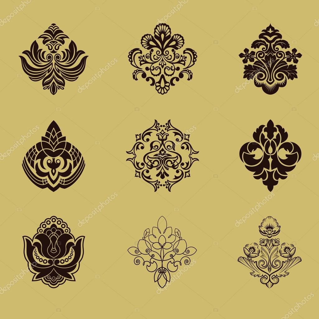 Different style design elements — Stock Vector © georglaz #25410673 Different style design elements — Stock Vector © georglaz #25410673