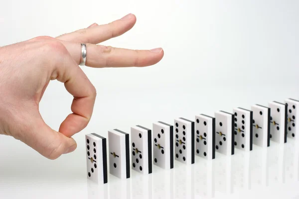 Push domino Stock Photos, Royalty Free Push domino Images | Depositphotos®