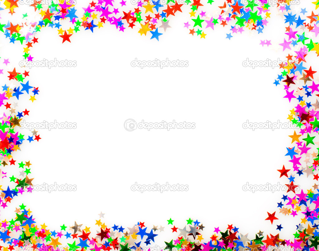 Confetti Clipart Border