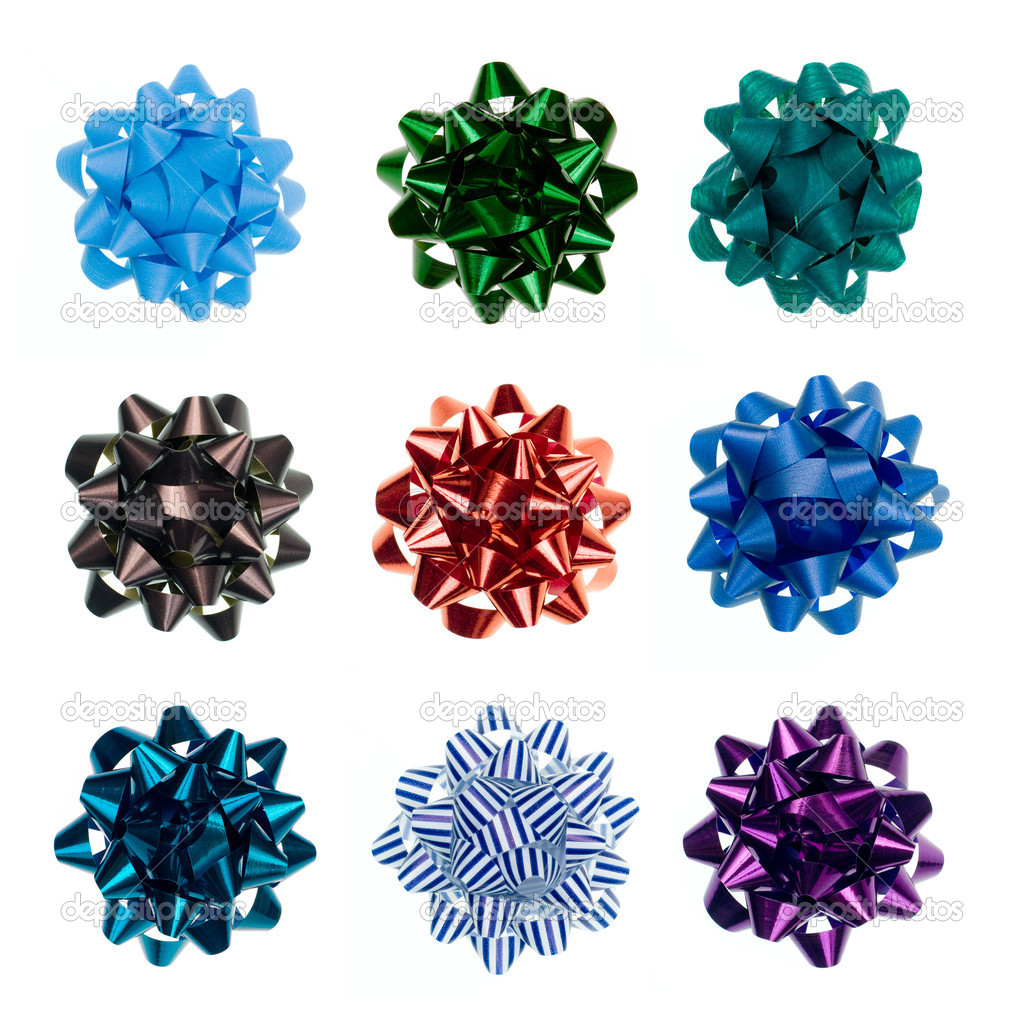 Gift bows collection Stock Photo by ©dnaumoid 13740155