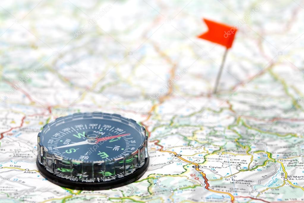 Navigation with compass Stock Photo by ©dnaumoid 13740883