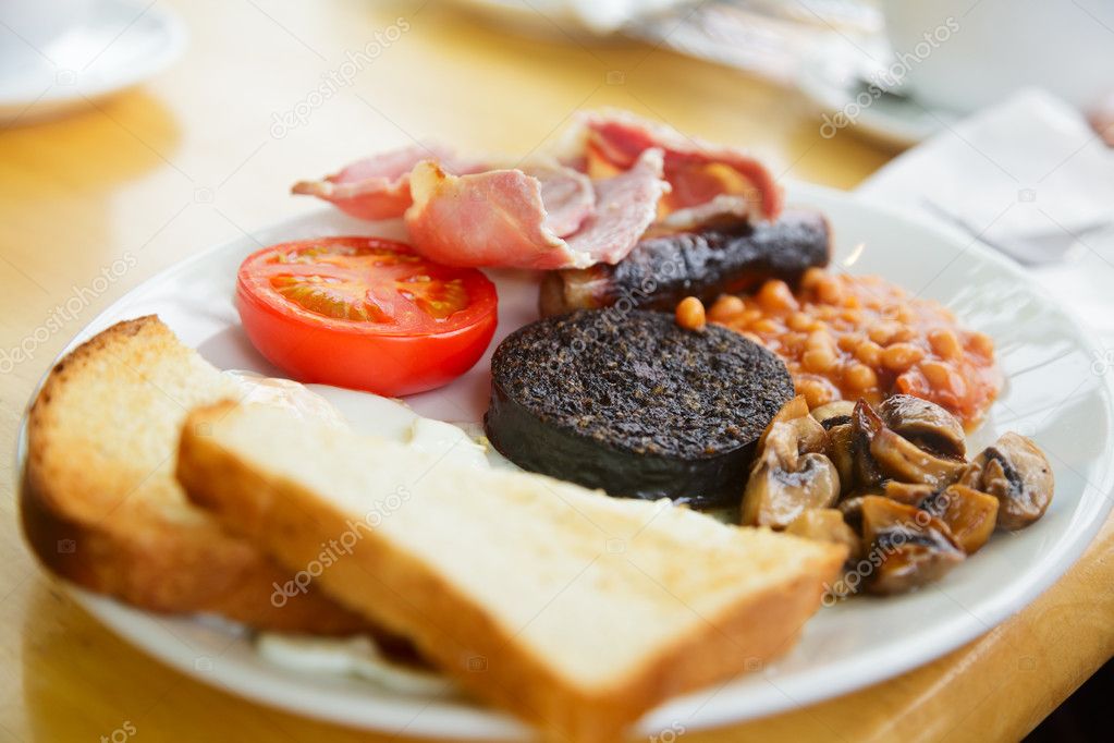 Full Scottish breakfast — Stock Photo © dnaumoid #13742329