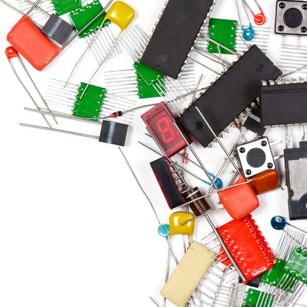 Electronics components background Stock Photo by ©dnaumoid 17631435