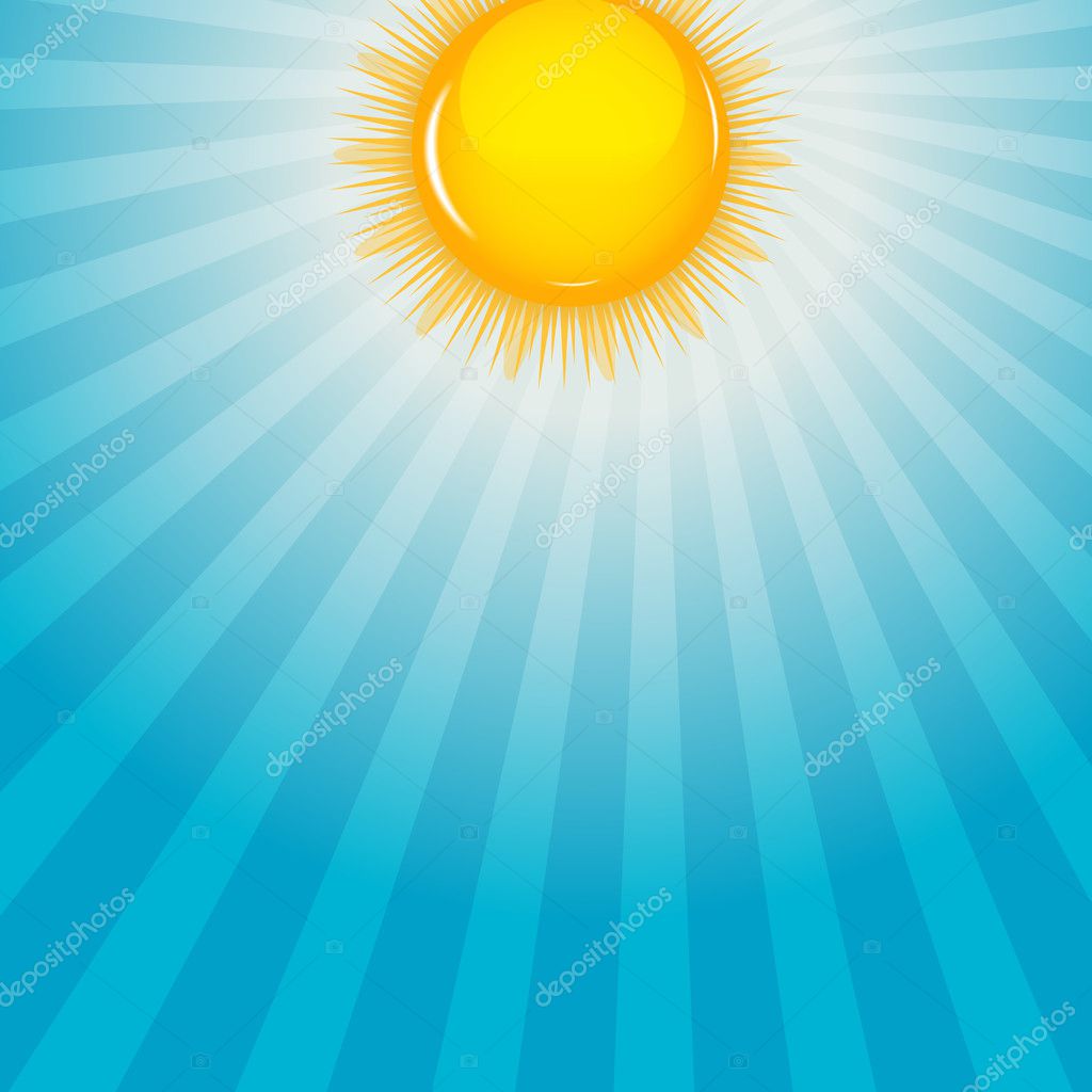 Cloud and sunny background vector illustration Stock Vector by ...