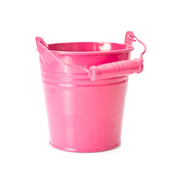 Beautiful Colorful Buckets Isolated on White Background Stock Photo by ...