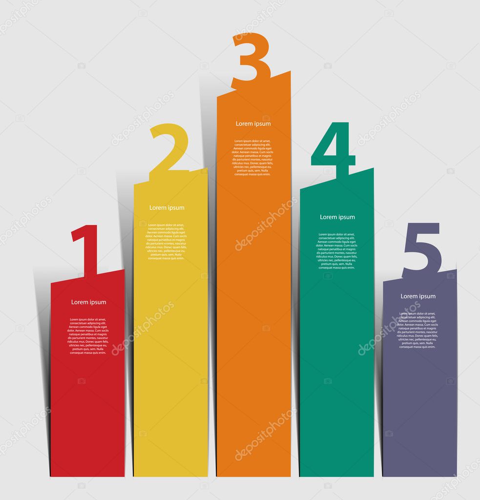 Paper infographics design Stock Vector by ©oleggankod 46595479