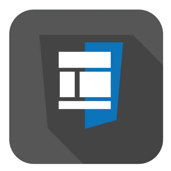 Vector illustration of dark blue shield with script sheet, isola Stock ...