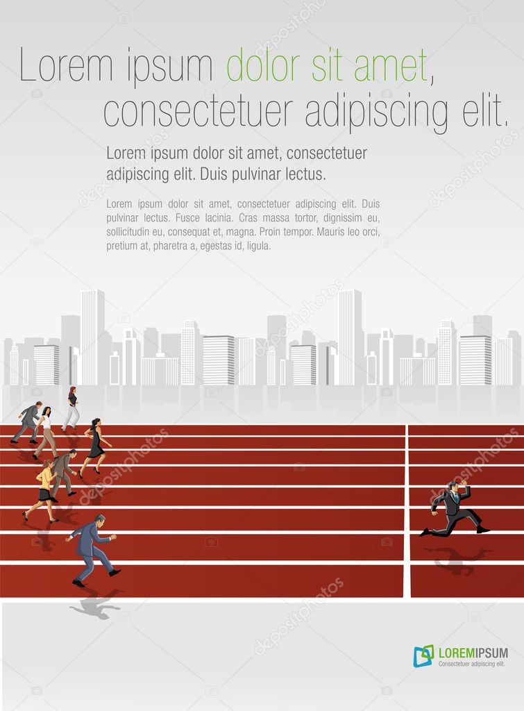 Business running Stock Vector by ©deniscristo 13821121