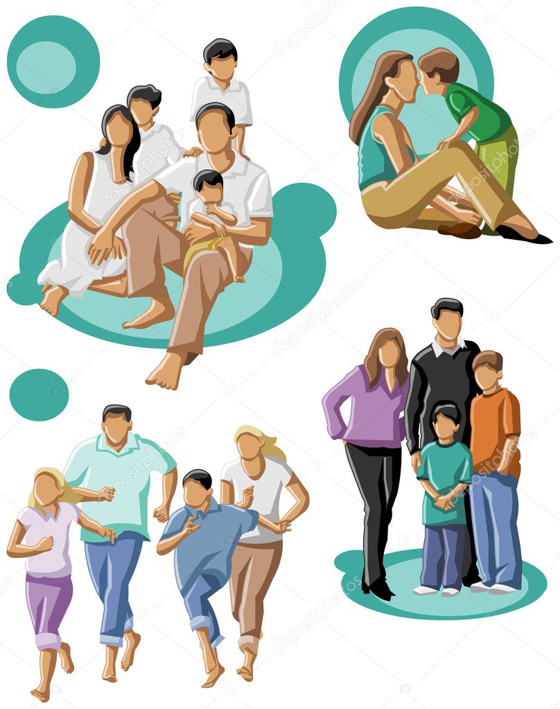 Hispanic Families Clipart