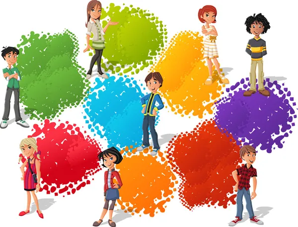 100,000 Teenagers Vector Images | Depositphotos