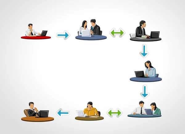 Work process Stock Vectors, Royalty Free Work process Illustrations ...