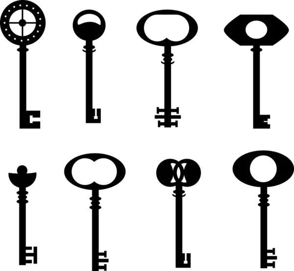 Vintage Keys Silhouette Stock Vector Image by ©Alexazz #101485364