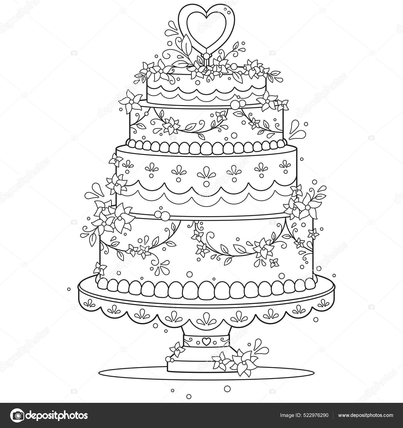 Yol yapım süreci nezaket medya pasta resmi boyama sayfası Sessizce ...