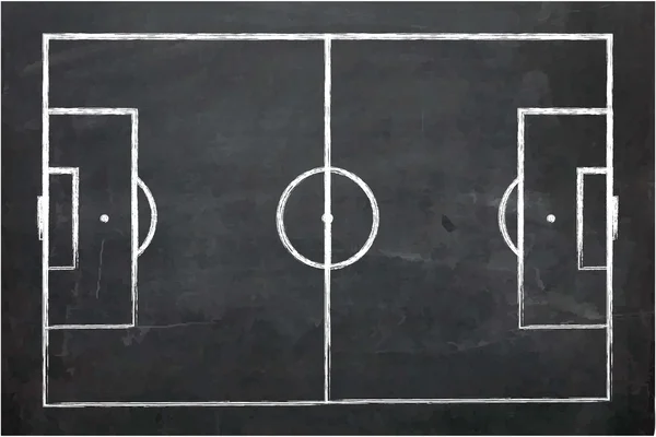 Football Field White Chalk Blackboard Stock Photo by ©KarepaStock 237414622