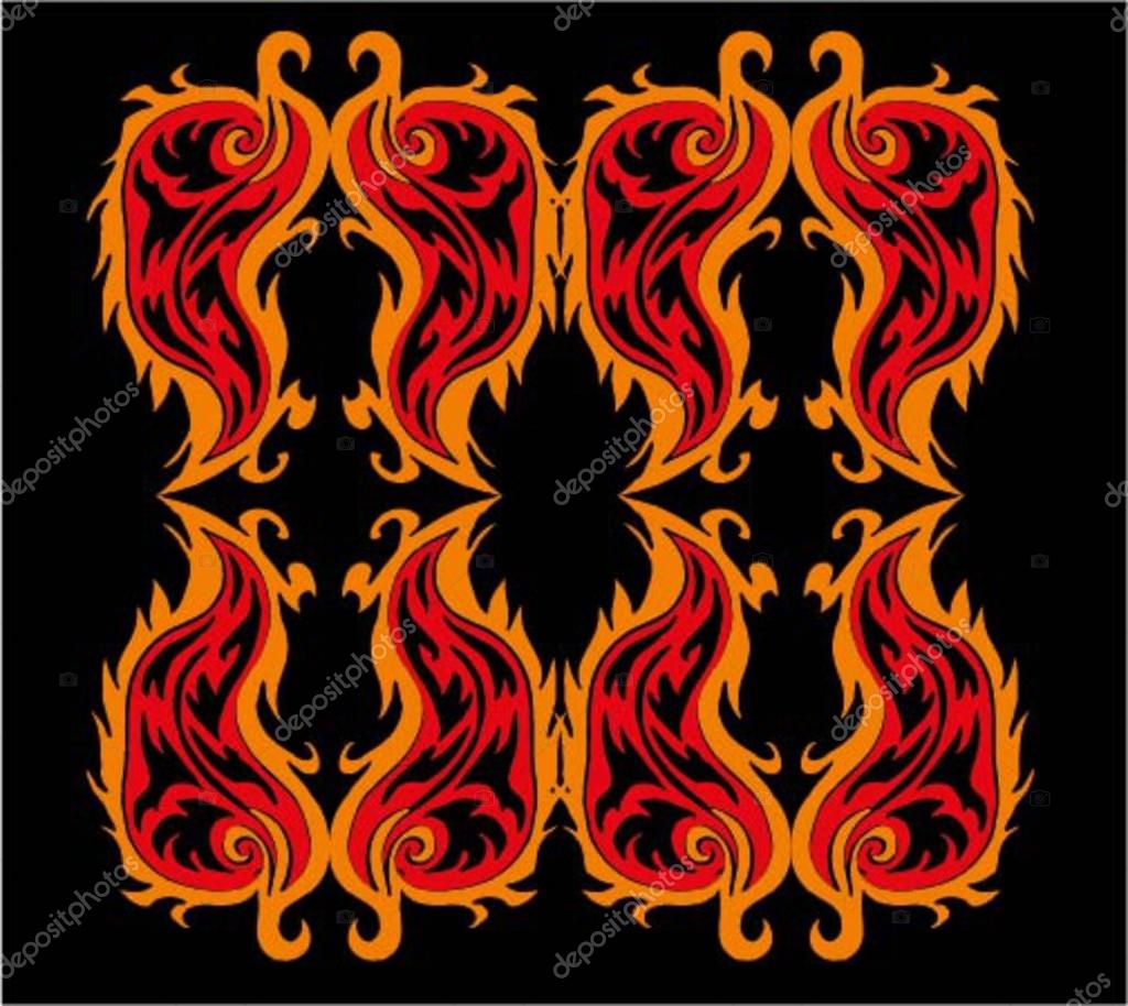 Tribal Flame Background