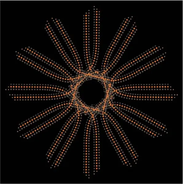 Dot Background Abstract Star Vector Art Stock Vector Image by ...