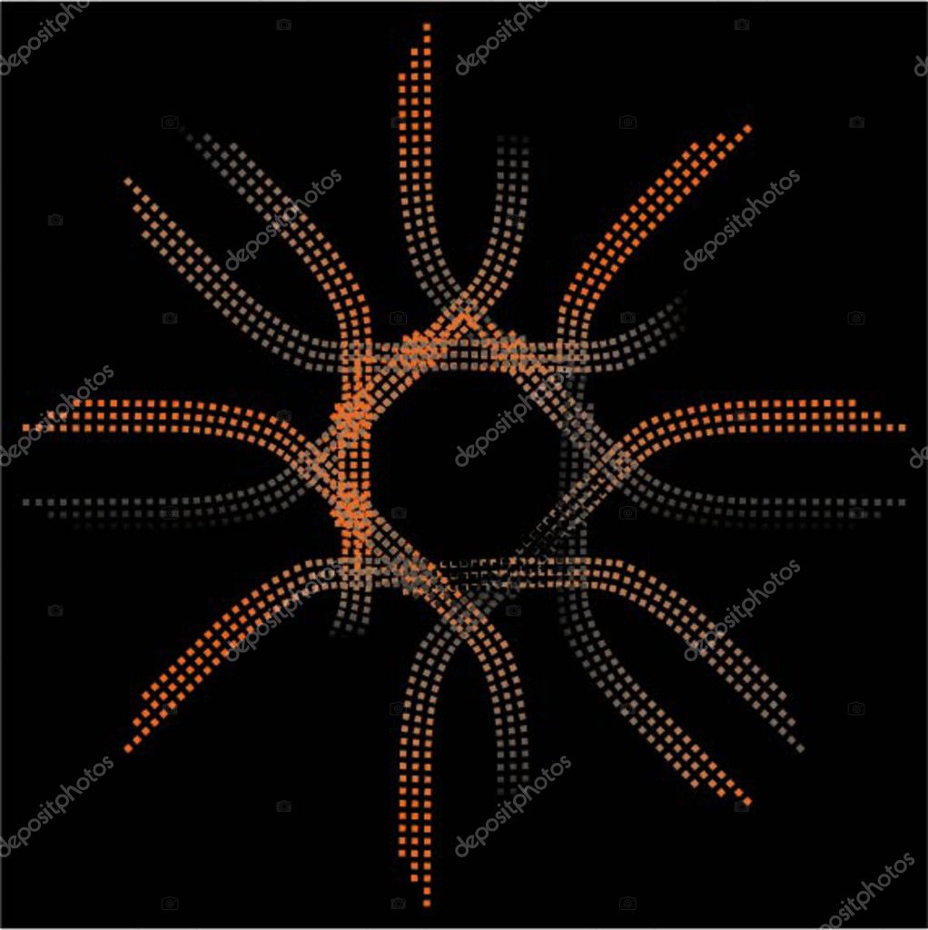 Dot background abstract star vector art Stock Vector by ©a1vector 24694175