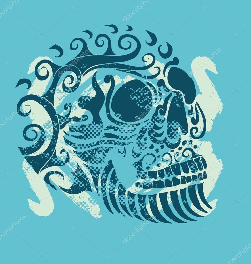 Tattoo tribal skull vector art Stock Vector Image by ©a1vector #31657541