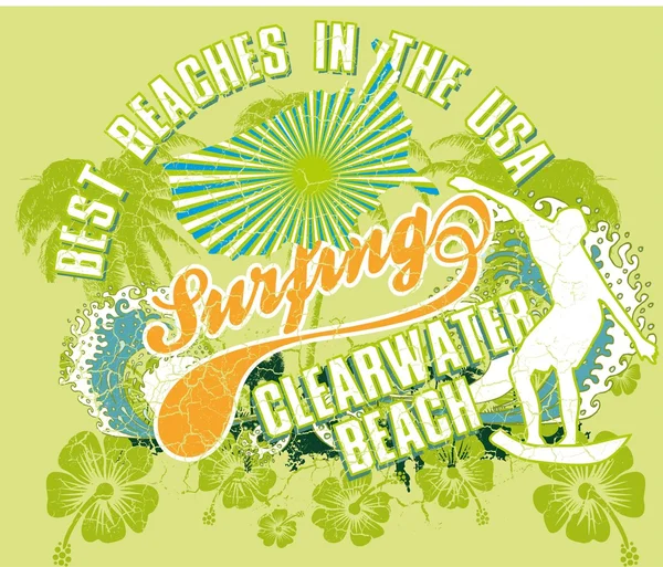 Pacific surfer vector graphic design Stock Vector by ©a1vector 25219043