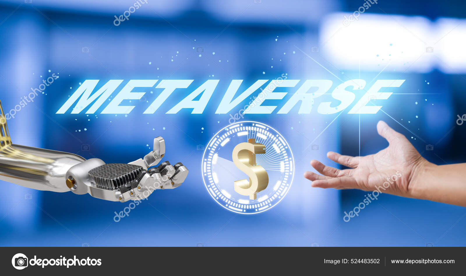 Robot Community Metaverse Avatar Reality Game Virtual Reality People ...