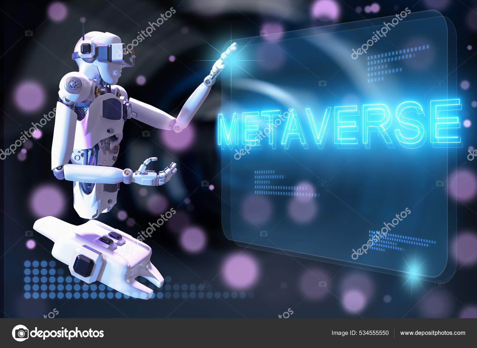 Robot Metaverse Avatar Reality Game Virtual Reality People Blockchain ...
