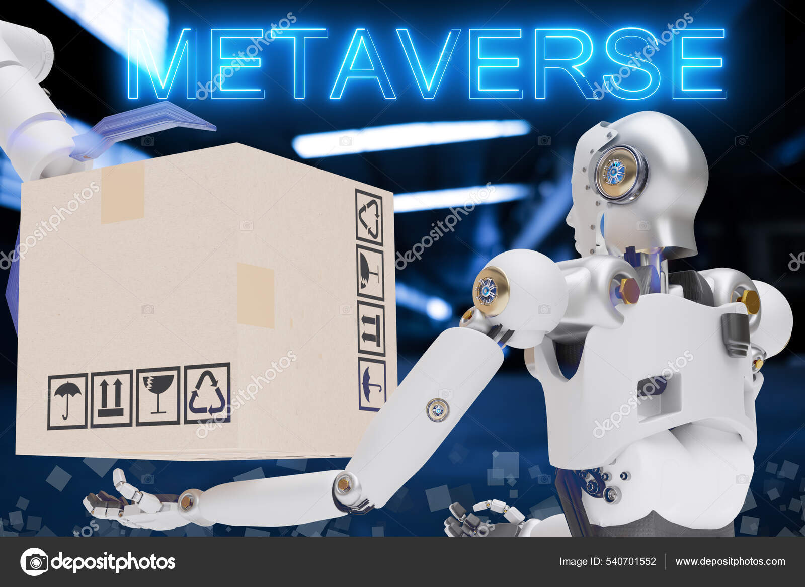 Robot Metaverse Avatar Reality Game Virtual Reality People Blockchain ...