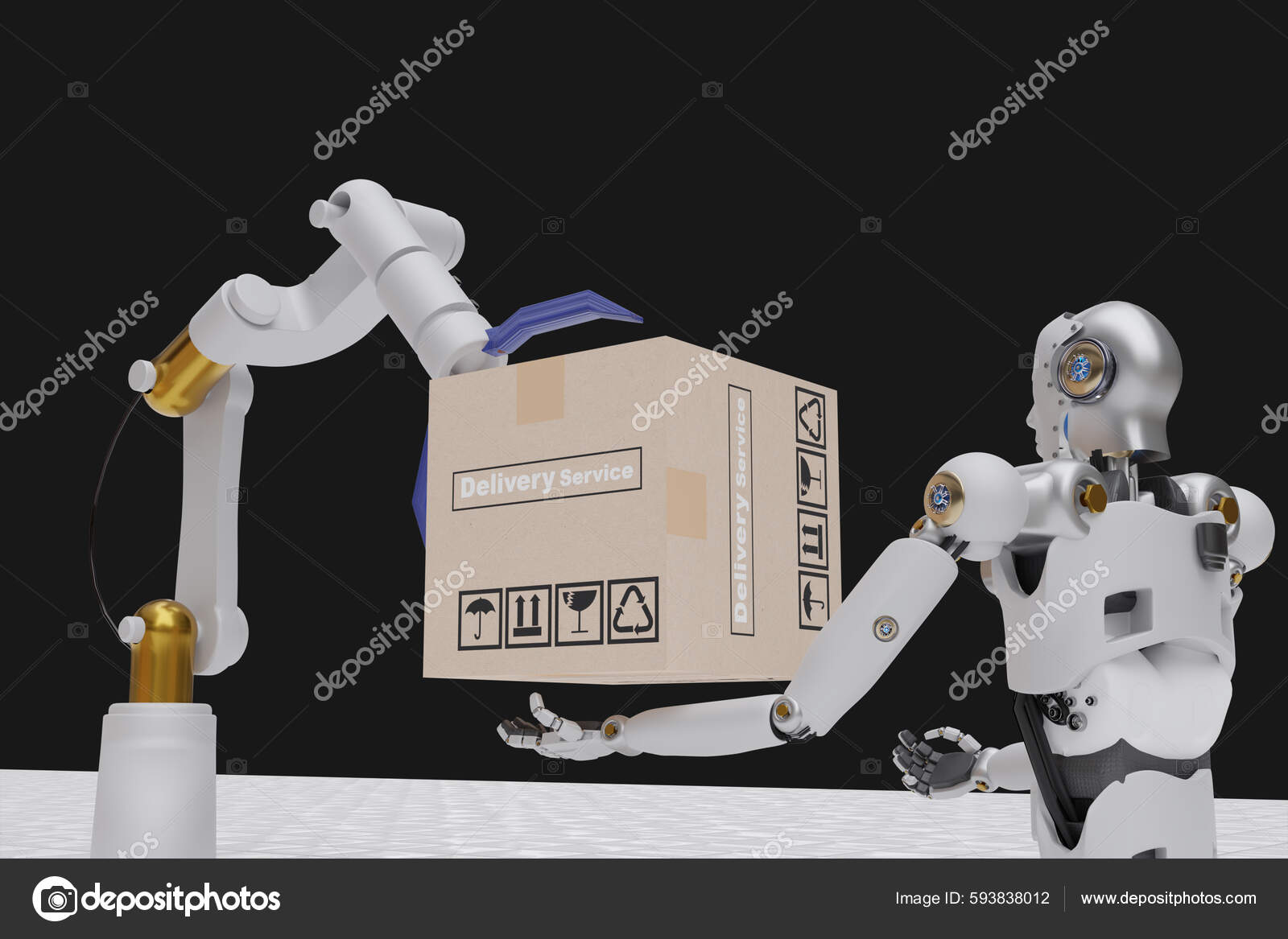 Robot Arm Object Manufacturing Industry Technology Product Export ...