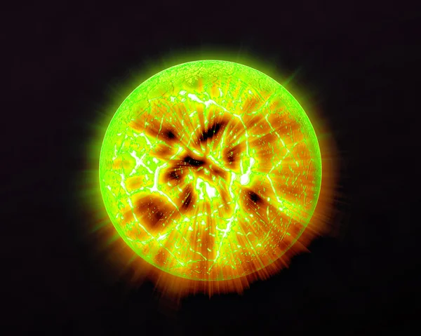 Exploding planet — Stock Photo © newelle #16321361