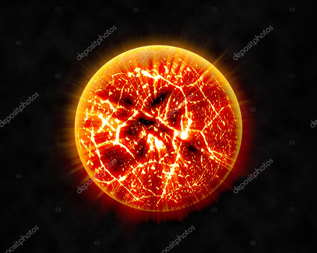 Exploding planet — Stock Photo © newelle #16321361