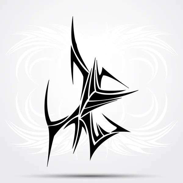 Sharp tribal tattoo Stock Vector Image by ©Negotziant #22693727