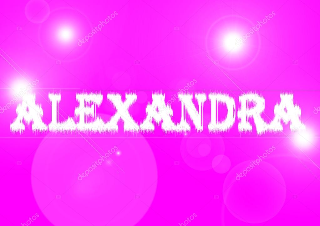 Alexandra Name Wallpaper