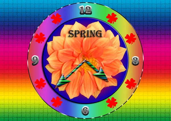 Spring time clock Stock Photos, Royalty Free Spring time clock Images ...