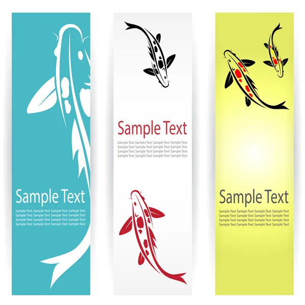 83 Koi fish banners Vectors, Royalty-free Vector Koi fish banners ...