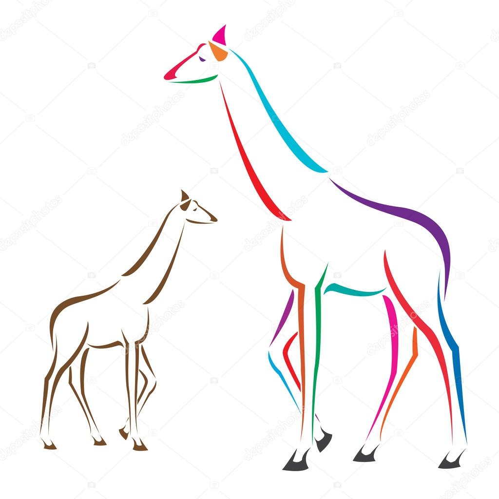 Vector image of an giraffe Stock Vector by ©yod67 30176201