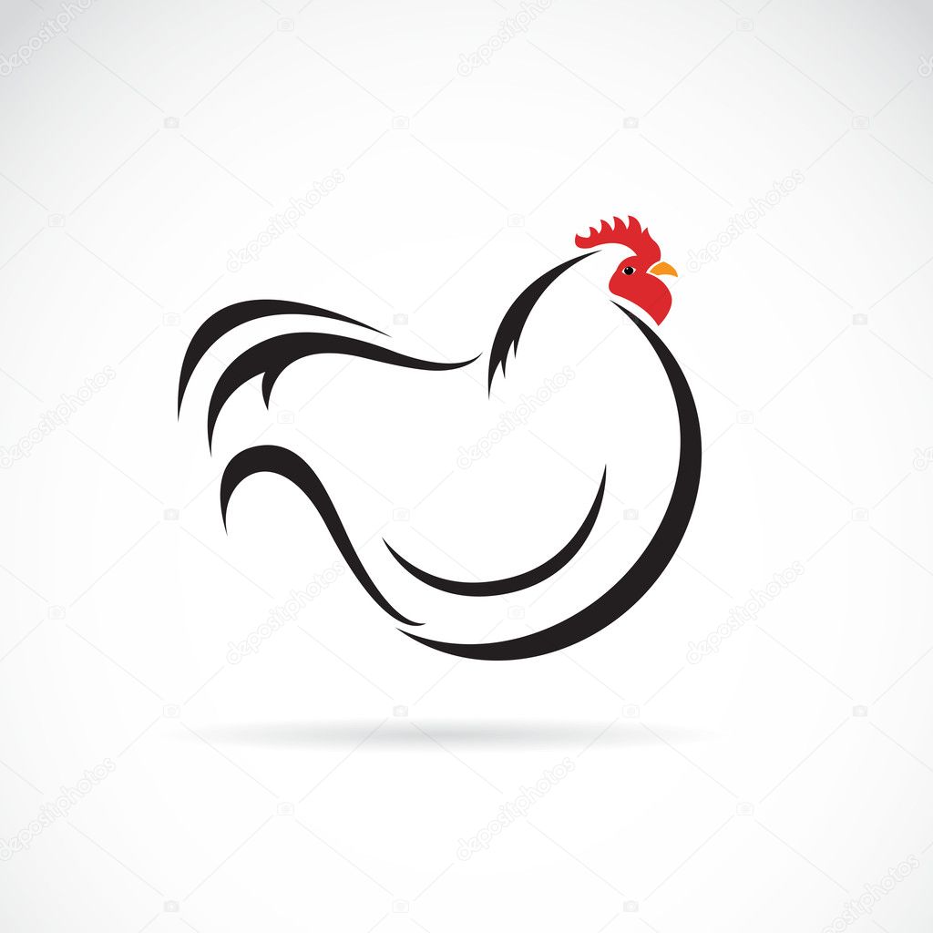 Imagen vectorial de una gallina Vector de stock #39350923 de ©yod67