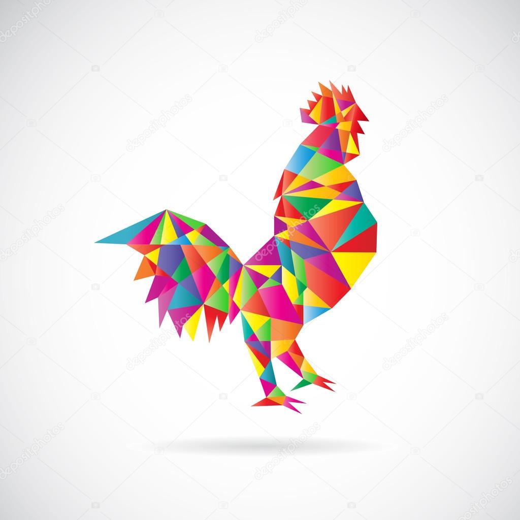 Imagen vectorial de un diseño de pollo 2022