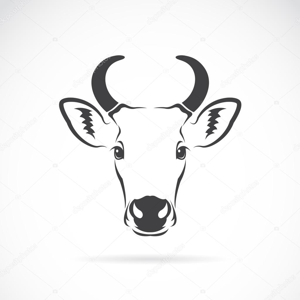 Imagen vectorial de una cabeza de vaca Vector de stock #48649929 de ©yod67