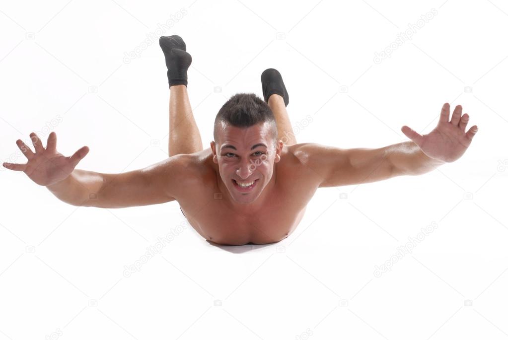 Young man falling down Stock Photo by ©Gustavo_Andrade 27017111 Young man falling down Stock Photo by ©Gustavo_Andrade 27017111